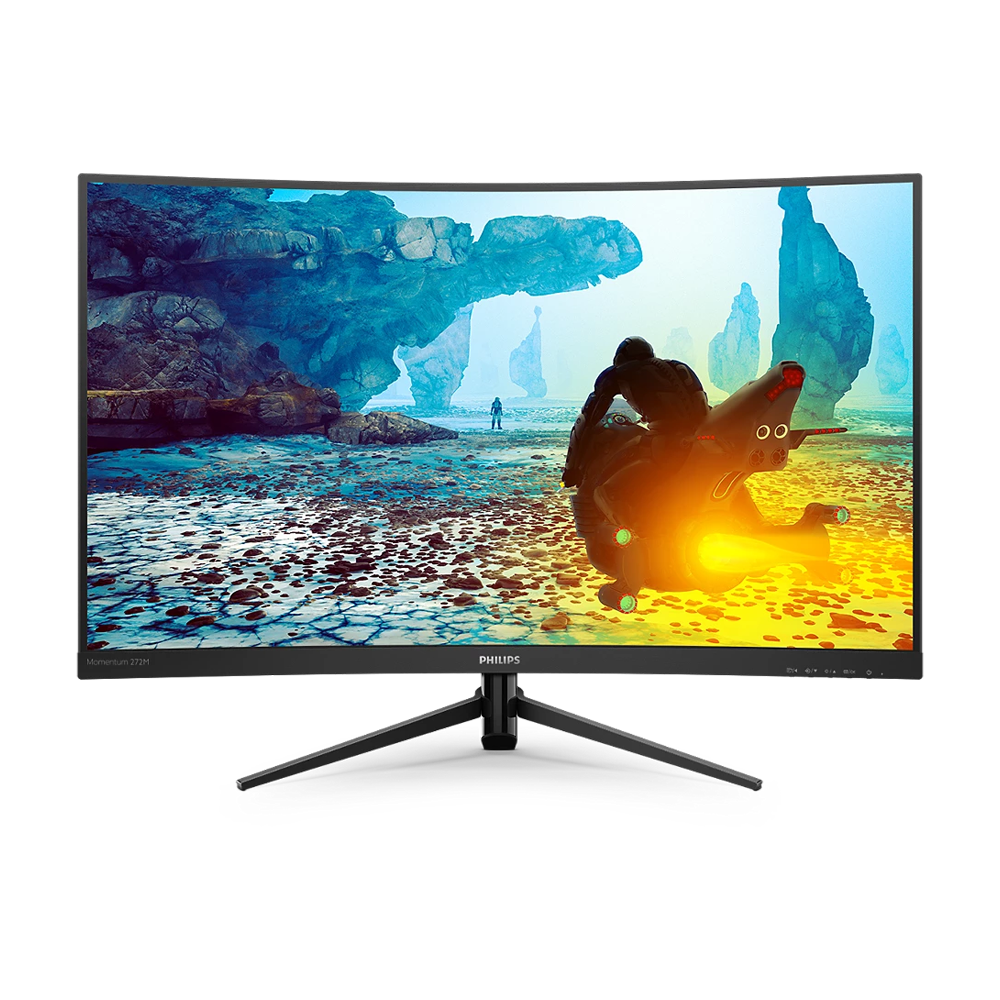 PHILIPS 27 Inch 272M8CZ Full HD 165Hz,VA,1ms Curved Gaming Monitor - B ...