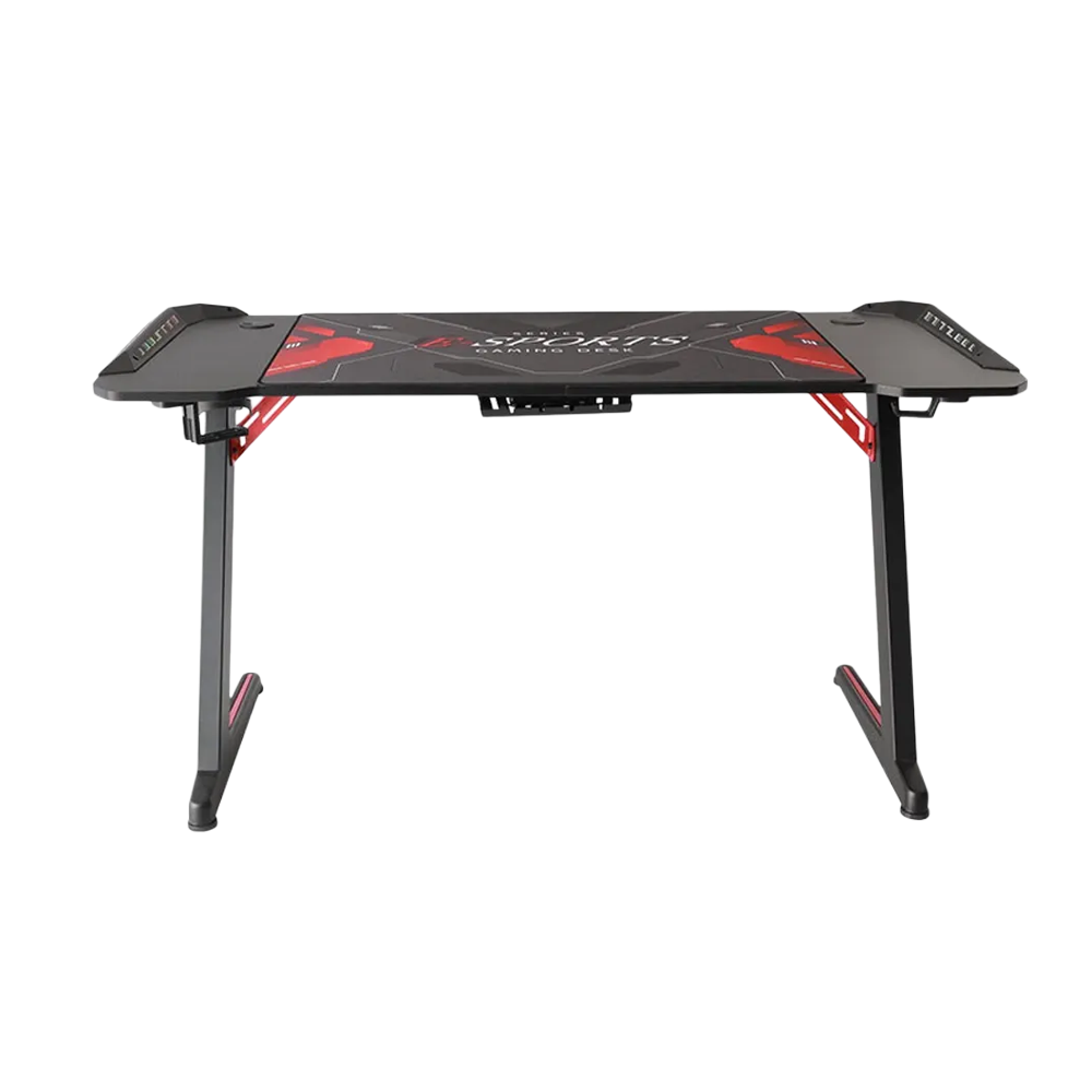 Gamvity Z Shaped Gaming Desk 1200*600 - Carbon Fiber Black – Quadra Stores