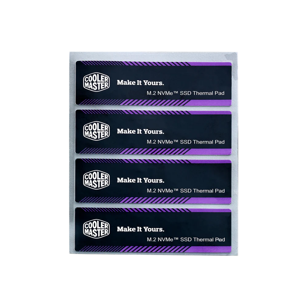 Cooler Master SSD Thermal Pads 60x18 4pcs – Quadra Stores